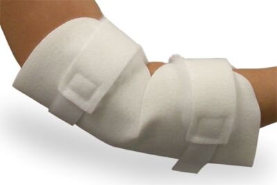 Ellenbogenschoner mit Anti-Decubitus-Fell - Schonende Lagerung