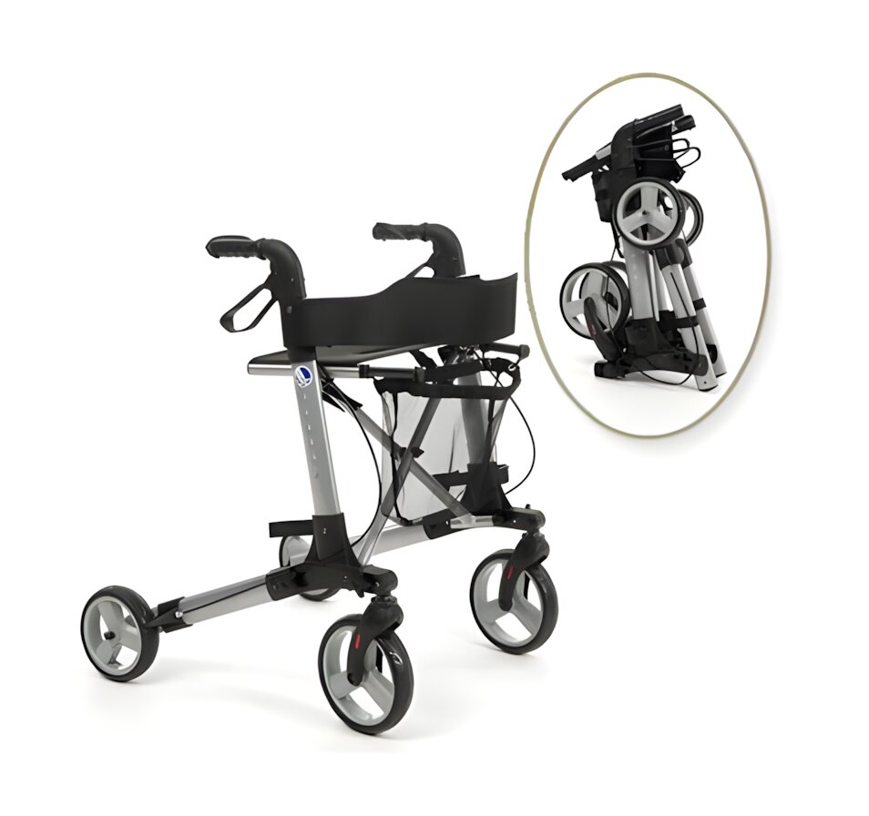 Rollator Quadri-Light - Sicher & flexibel innen/außen