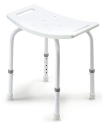 Duschhocker DH TOMTAR mit Haltegriffen - Sicher & Stabil