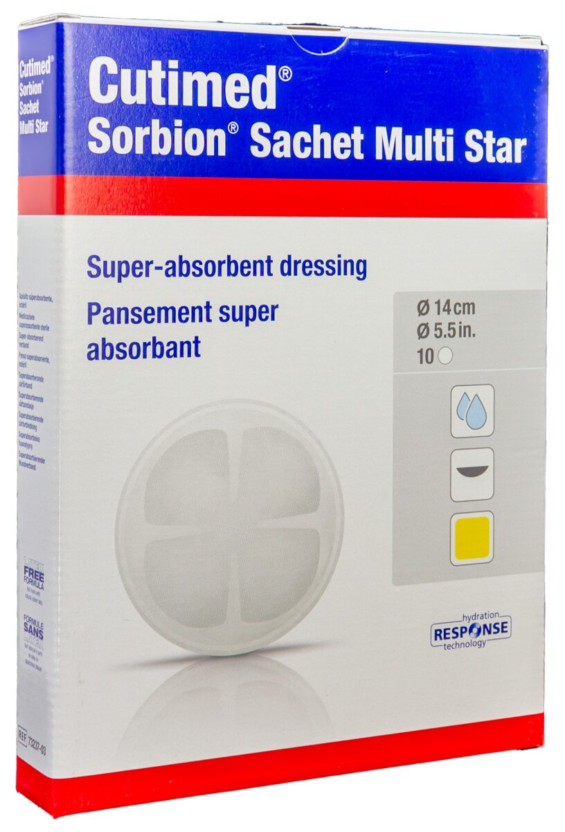 Cutimed® Sorbion® Sachet Multi Star